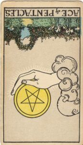Significado de As de Oros en el Tarot | Arcano Menor